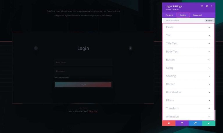 The Divi Login Module | Elegant Themes Documentation
