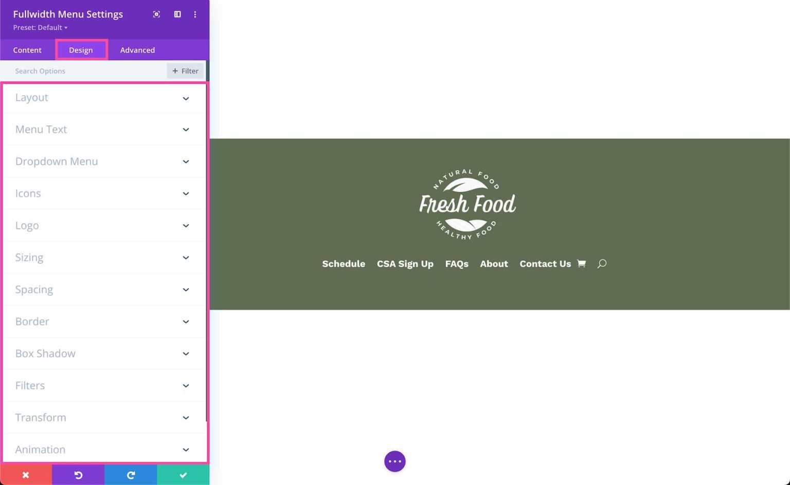 The Divi Fullwidth Menu Module Elegant Themes Documentation