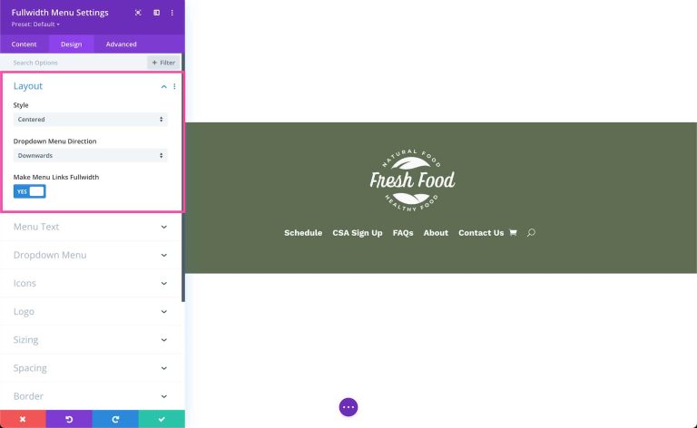 The Divi Fullwidth Menu Module | Elegant Themes Documentation