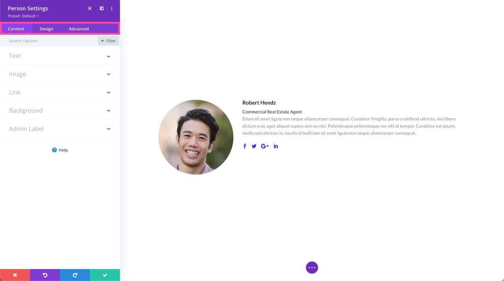 The Divi Person Module | Elegant Themes Documentation