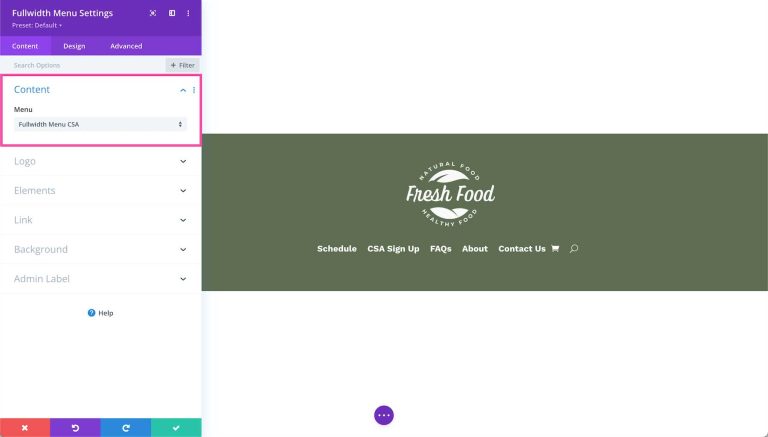 The Divi Fullwidth Menu Module Elegant Themes Documentation