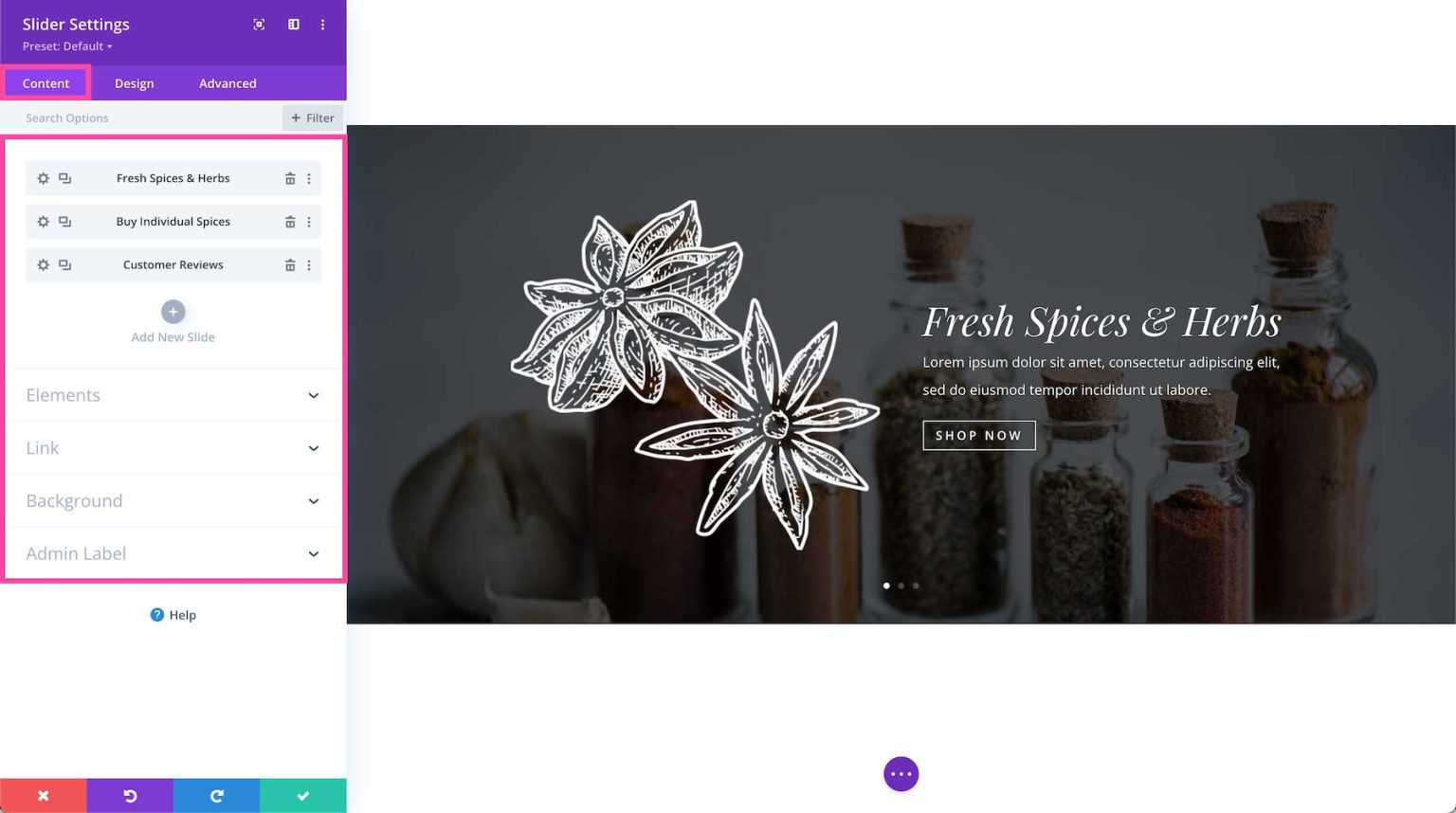 The Divi Slider Module | Elegant Themes Documentation