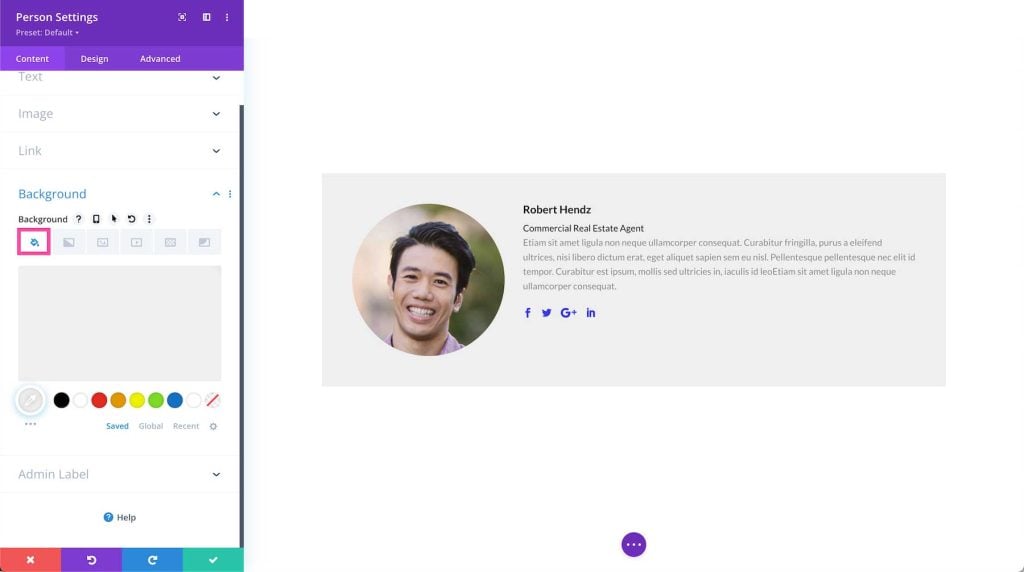 The Divi Person Module | Elegant Themes Documentation