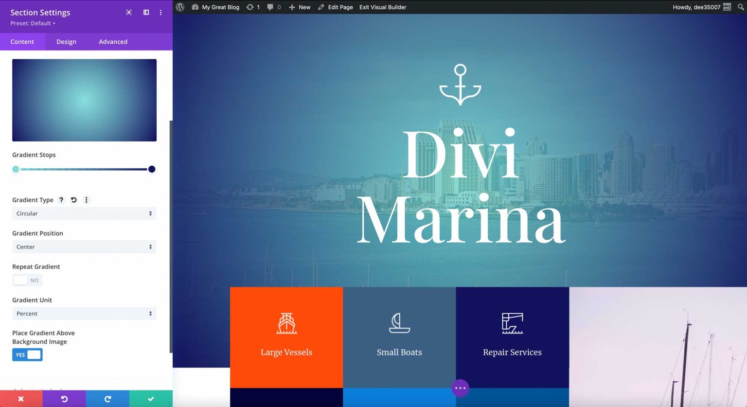 Using the Divi Gradient Builder | Elegant Themes Documentation Using the Divi Gradient Builder | Elegant Themes Documentation