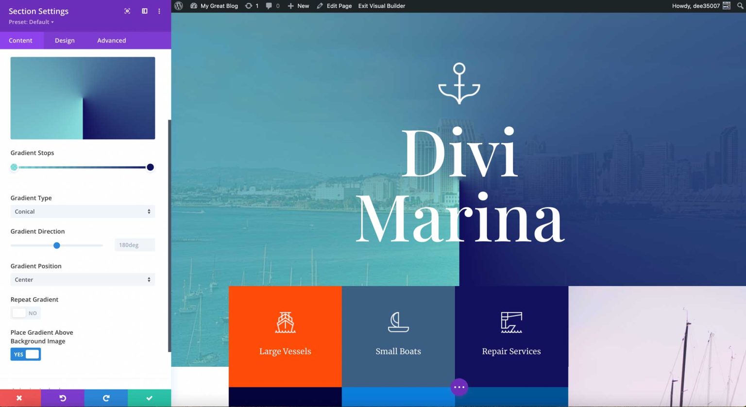 Using the Divi Gradient Builder | Elegant Themes Documentation Using the Divi Gradient Builder | Elegant Themes Documentation