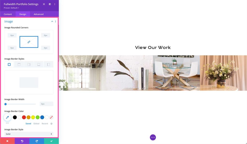The Divi Fullwidth Portfolio Module Elegant Themes Documentation
