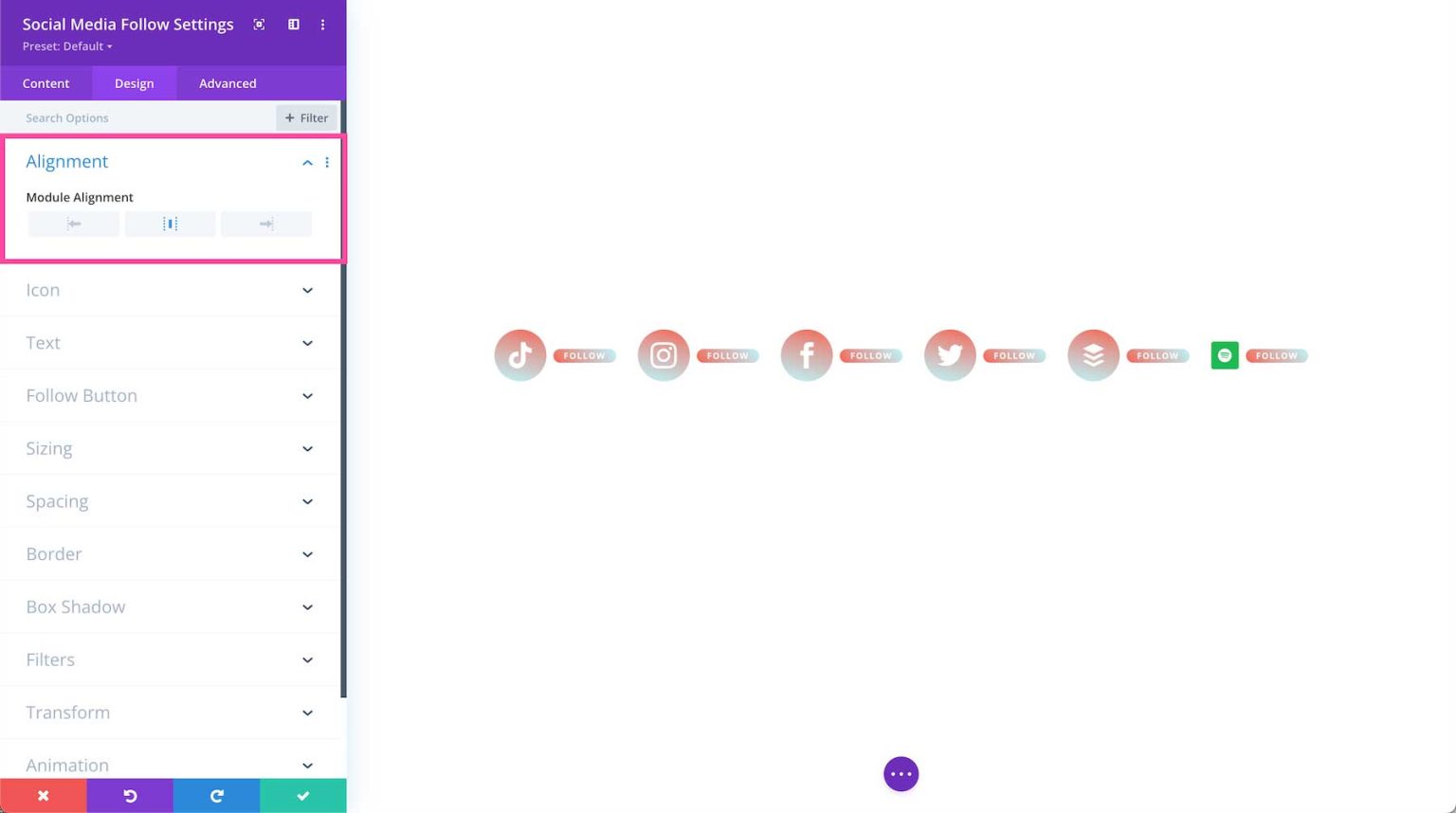 The Divi Social Media Module | Elegant Themes Documentation