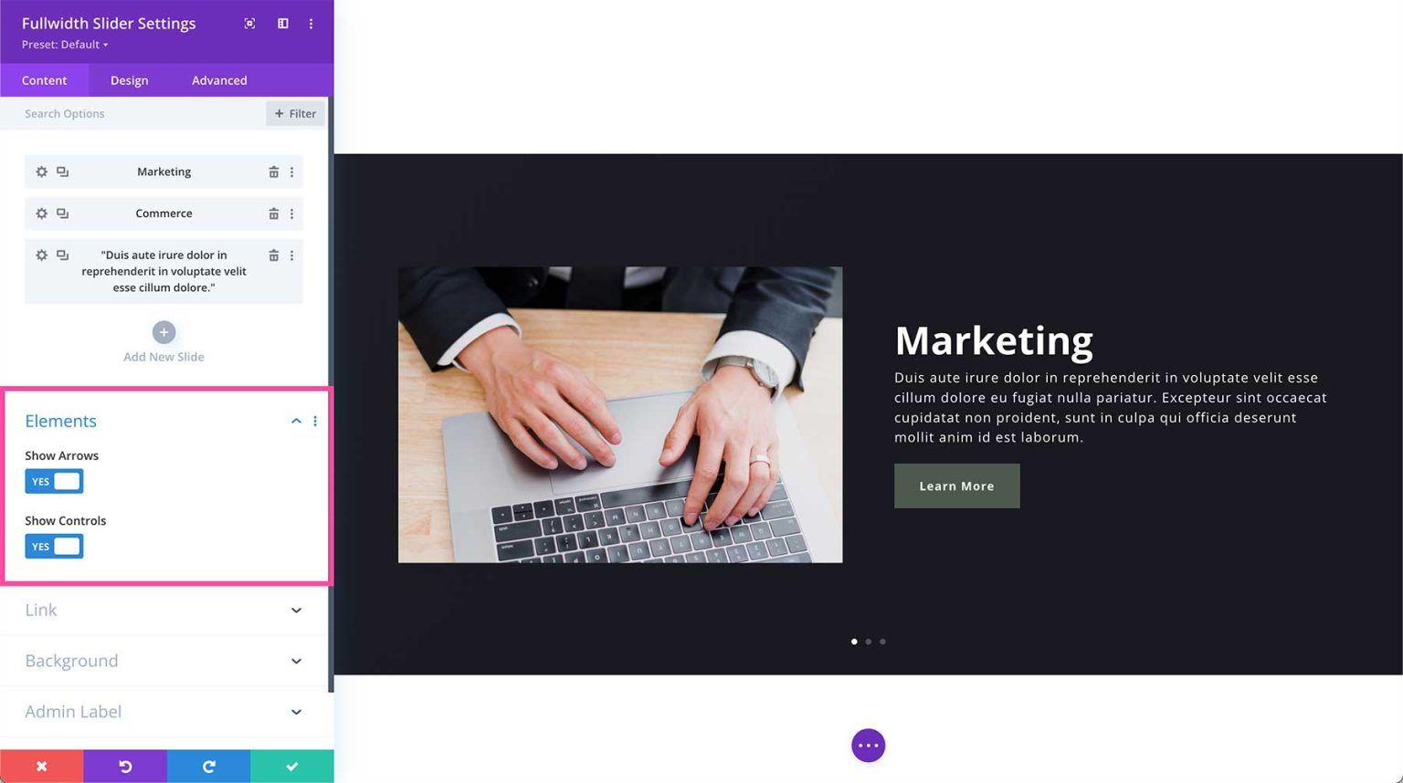 The Divi Fullwidth Slider Module | Elegant Themes Documentation