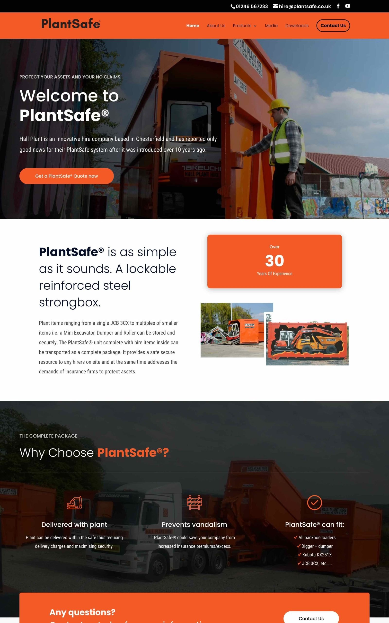 PlantSafe Divi Website Example – Divi Showcase