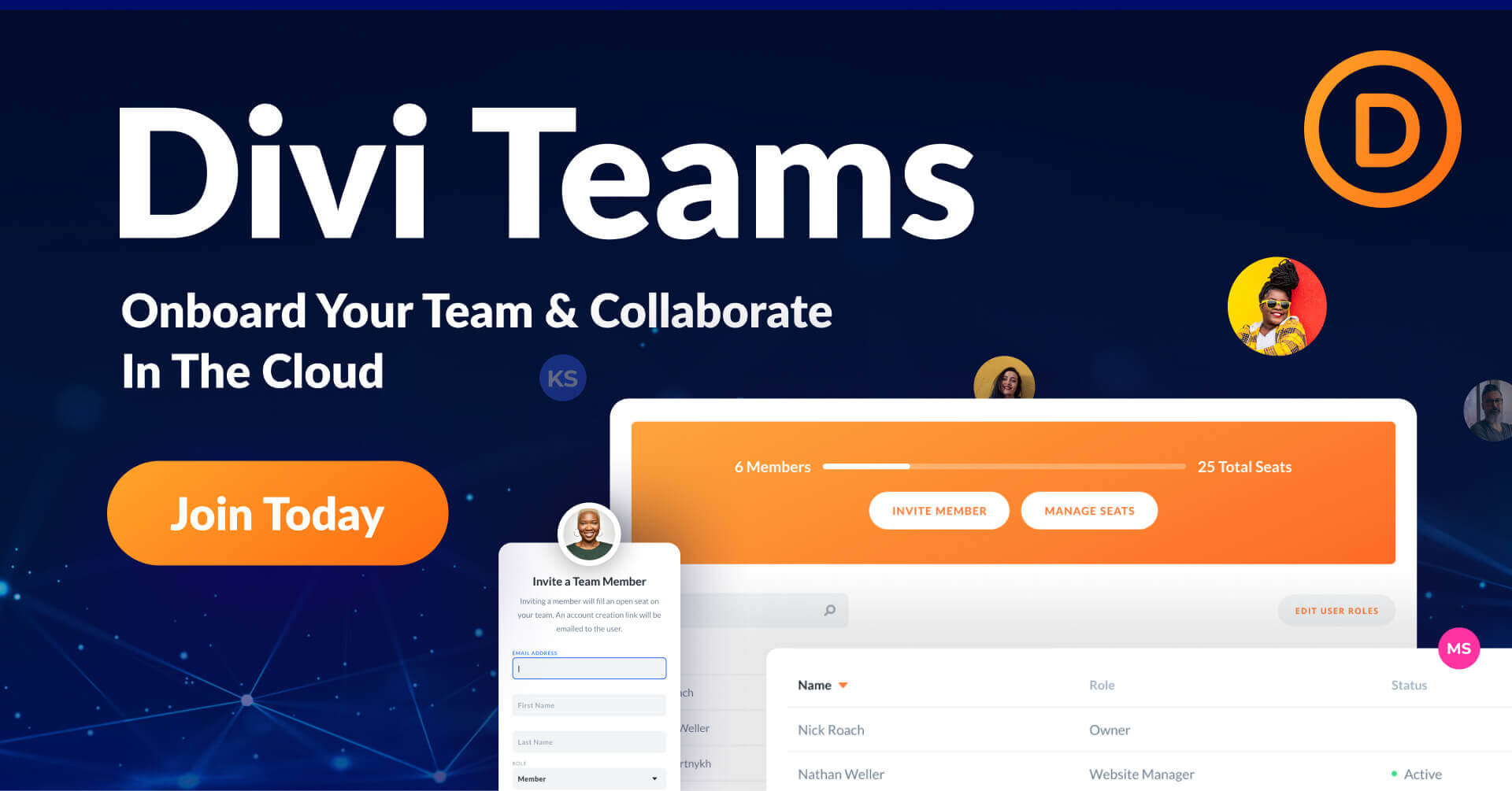 Divi Teams - Onboard Your Team And Collaborate In The Cloud