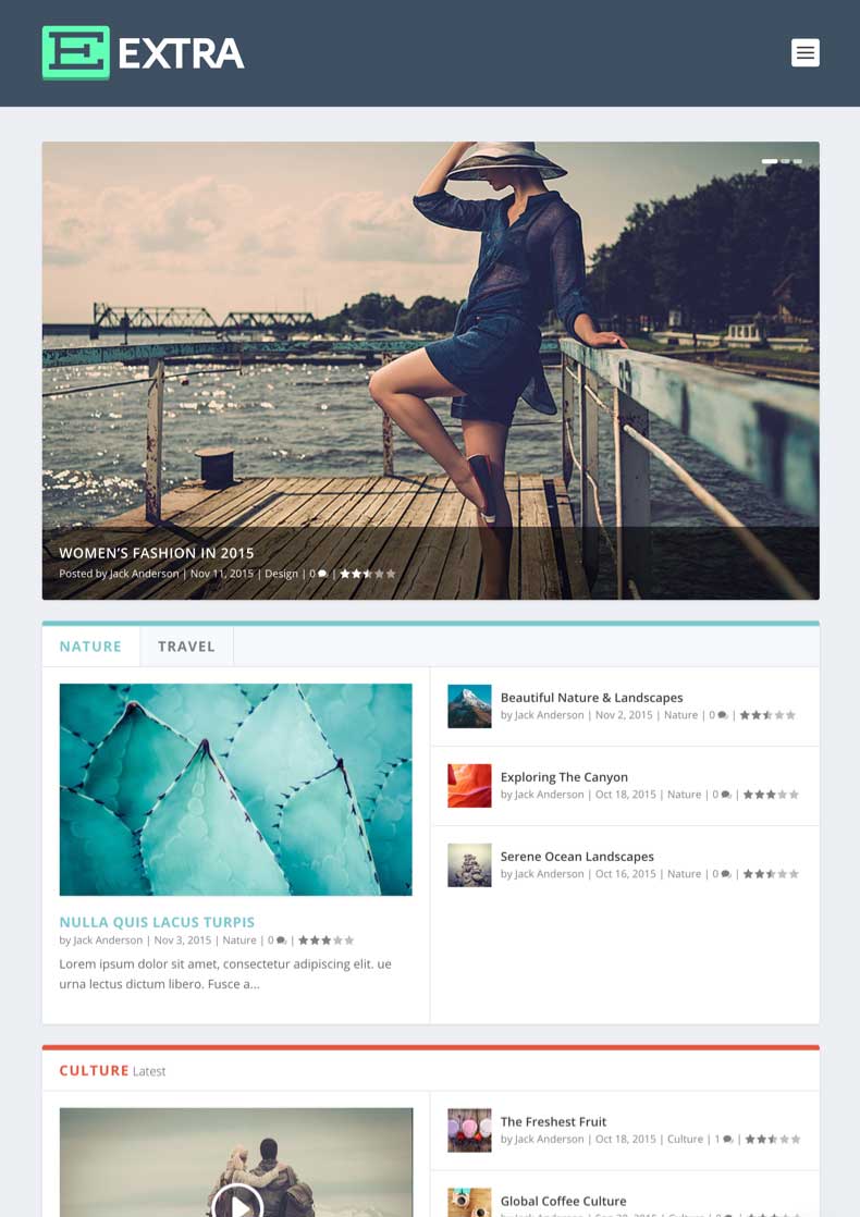 Extra Drag & Drop Magazine WordPress Theme | Elegant Themes