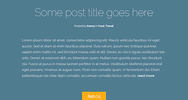 Serene WordPress Theme - Download For Free