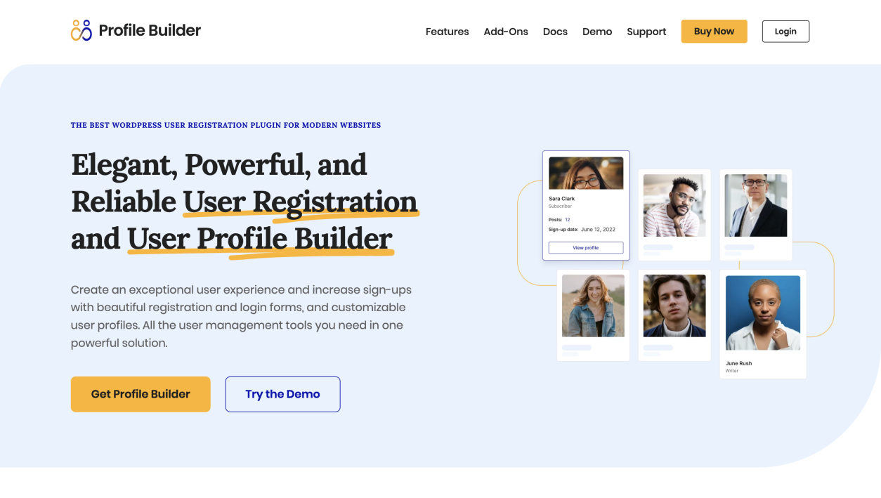 Profile Builder Divi Integration | Elegant Themes