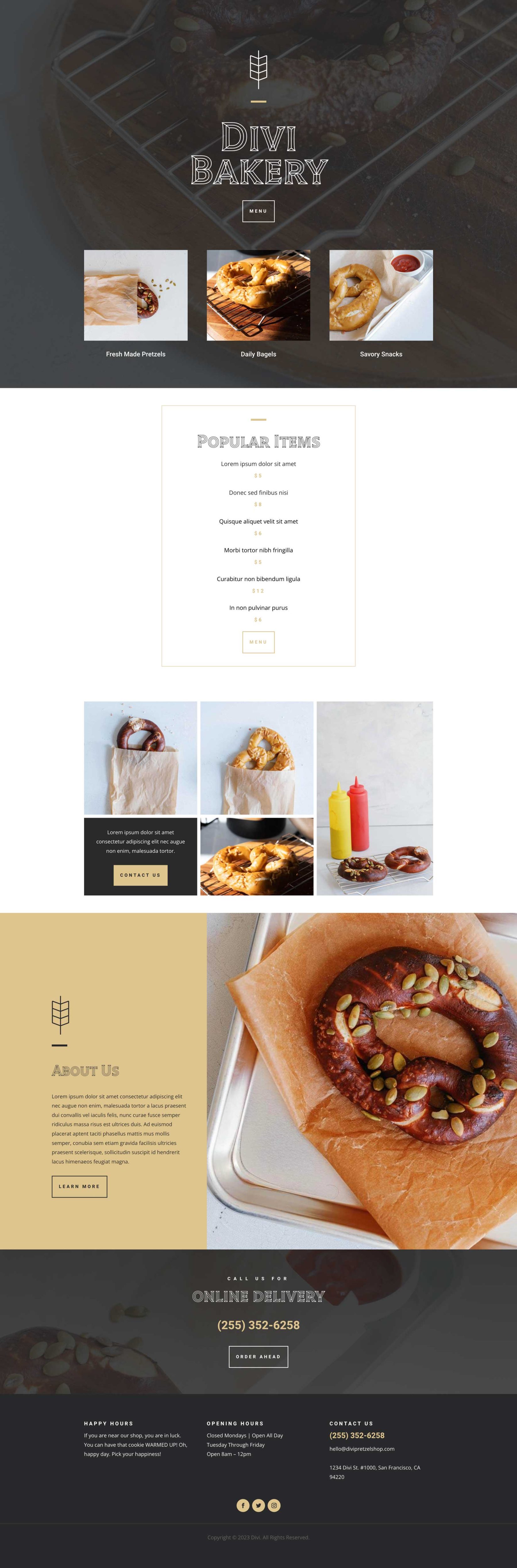 Bakery Shop Design Layout