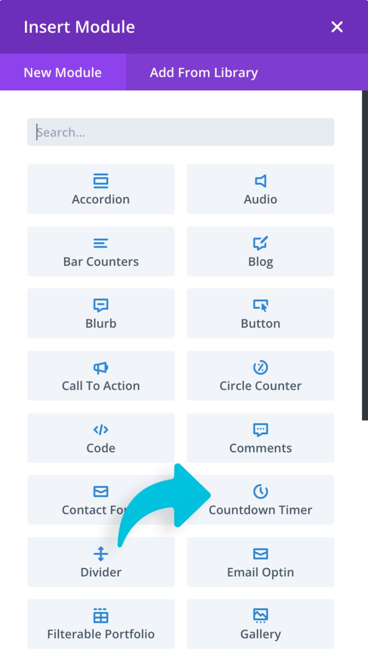 Divi Countdown Timer Module Elegant Themes