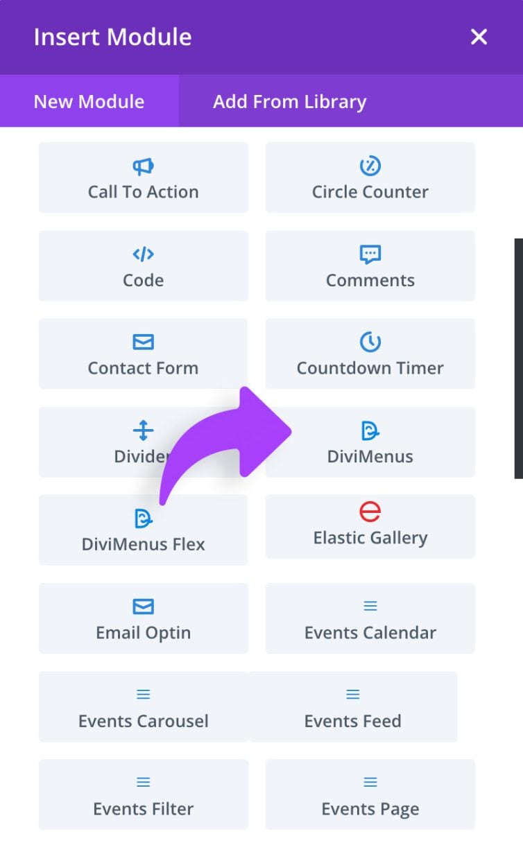 Divi Floating Menus Module Elegant Themes